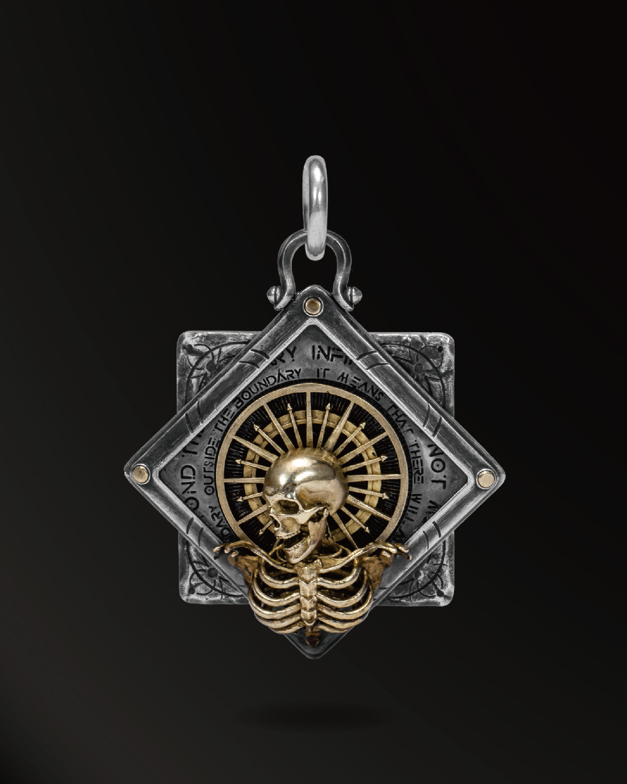 Holy Light Skull Amulet in 925 Silver – WUYIN2018